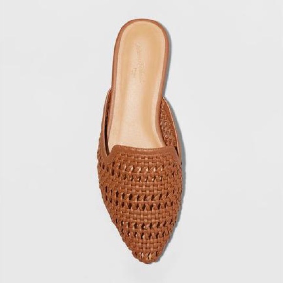Universal Thread | Shoes | Brown Woven Backless Mules | Poshmark